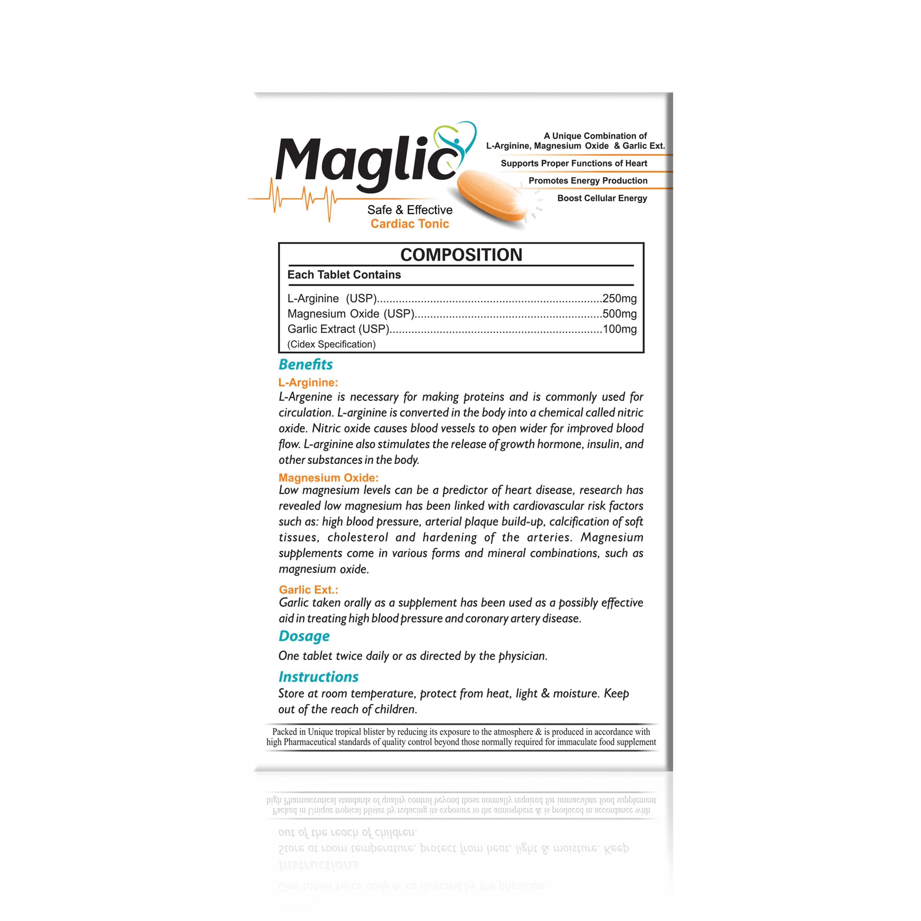 Maglic Cardiac Tonic for Heart - Cidex Labs